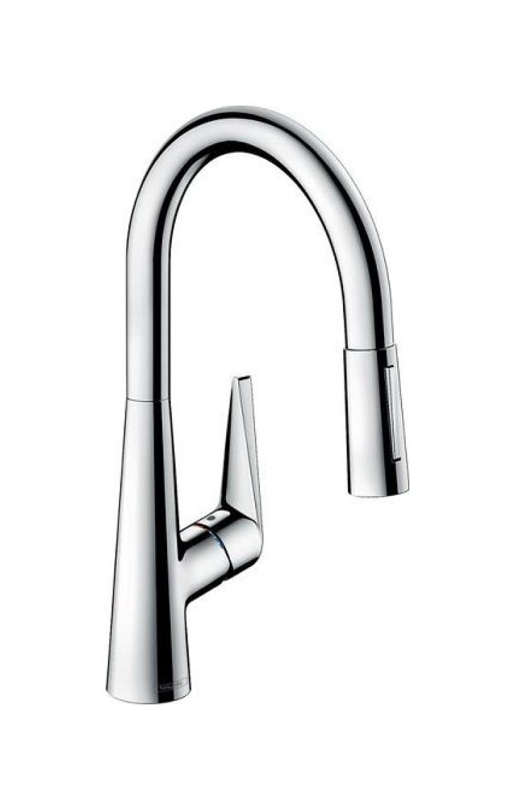 Hansgrohe Virtuvinis maišytuvas sutraukiama žarna HG 73851000, modelis ...