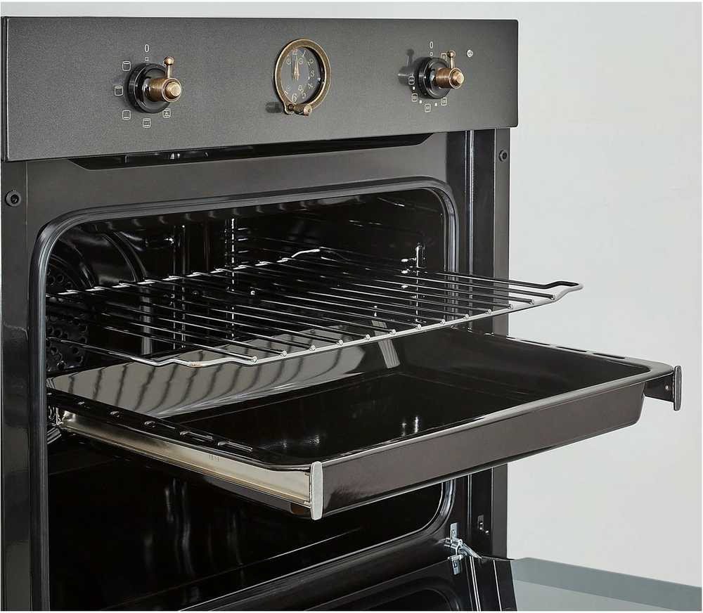 Įmontuojama retro orkaitė FREGGIA OERD67AN, modelis - OERD67AN, žema ...