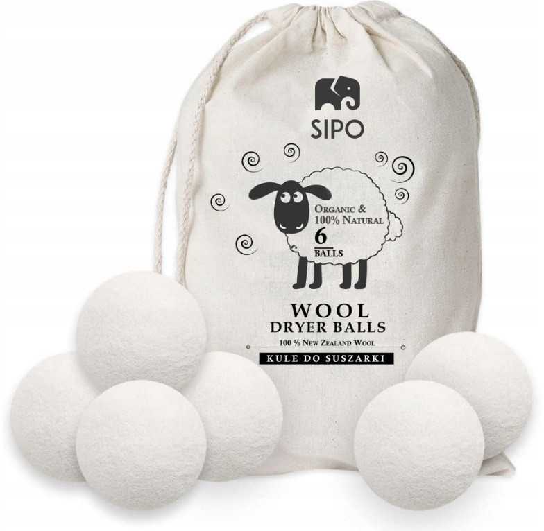 Rucanor Vilnos kamuoliukai džiovyklei SIPO S-DB6P, 6 vnt, modelis - S_DB6P, žema kaina | Varle.lt