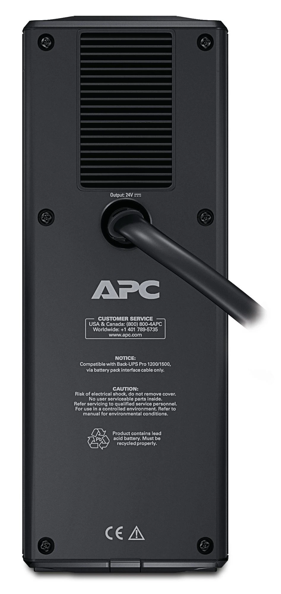 APC BACK-UPS PRO IŠORINĖ AKUMULIATORIŲ PAKUOTĖ, modelis - BR24BPG, žema ...