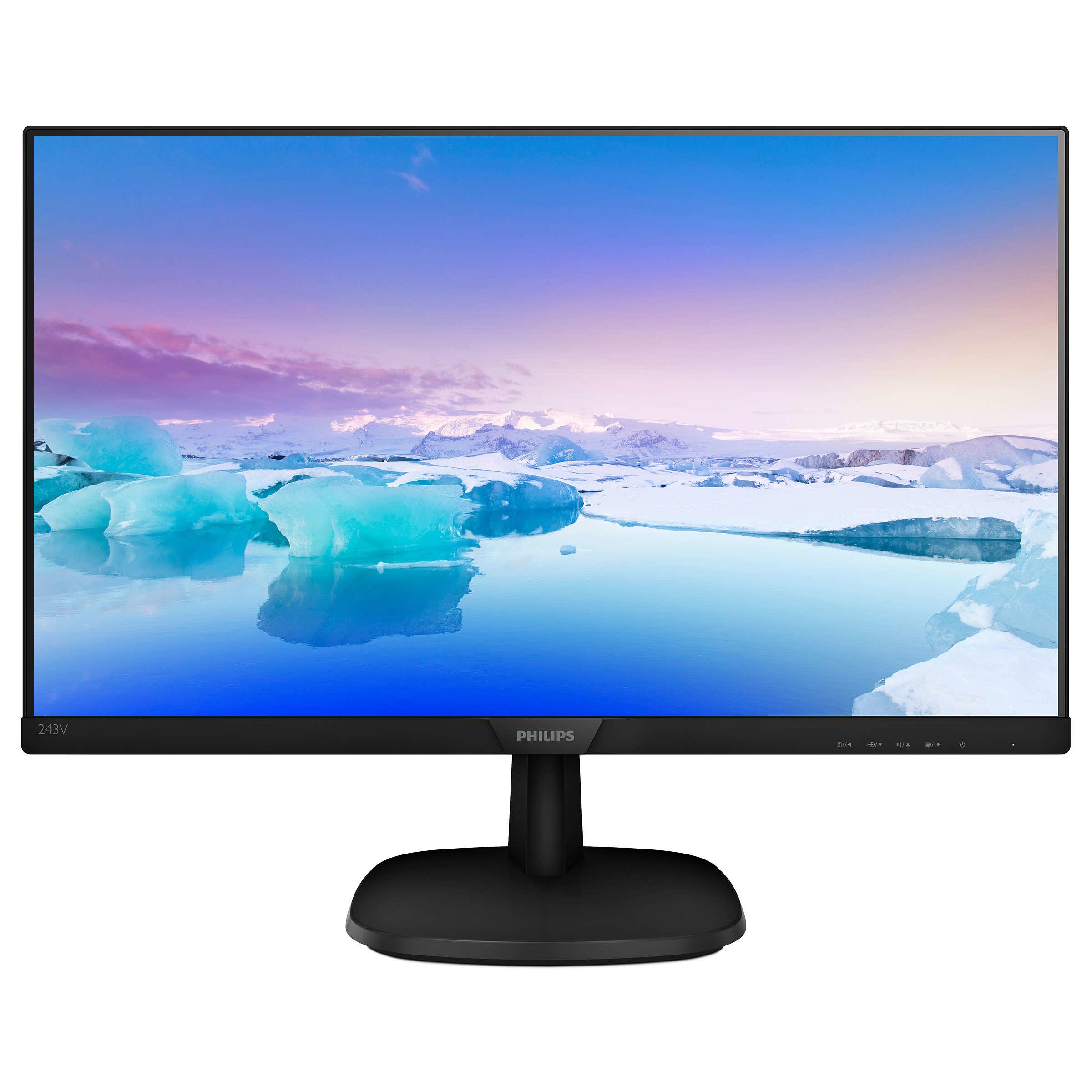 Monitorius PHILIPS 60,4cm 23,8inch 243V7QDAB FHD 1920x1080 16:9 250cd ...