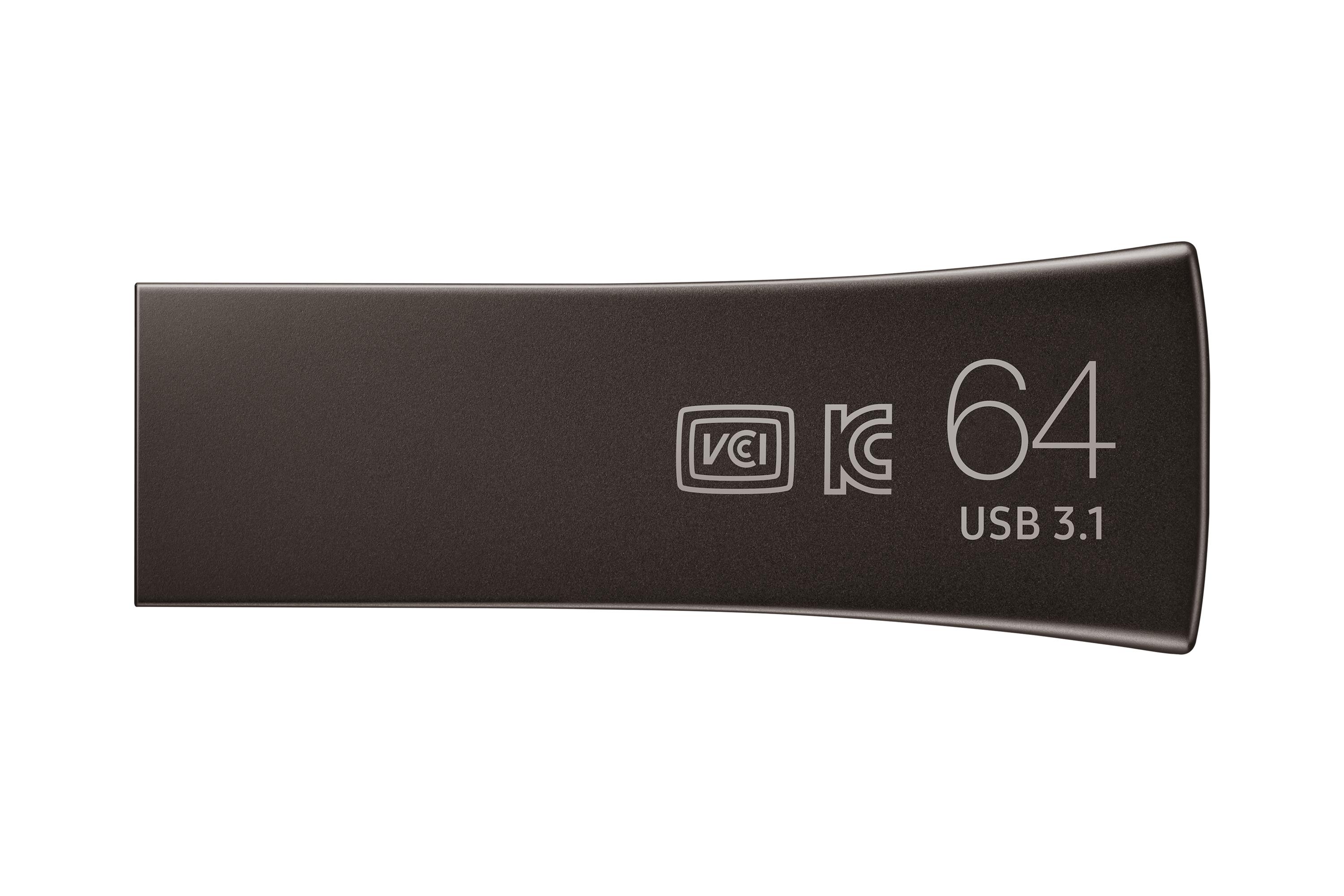 USB atmintinė Samsung BAR Plus, 64 GB MUF-64BE4 / APC, modelis - ‎MUF ...