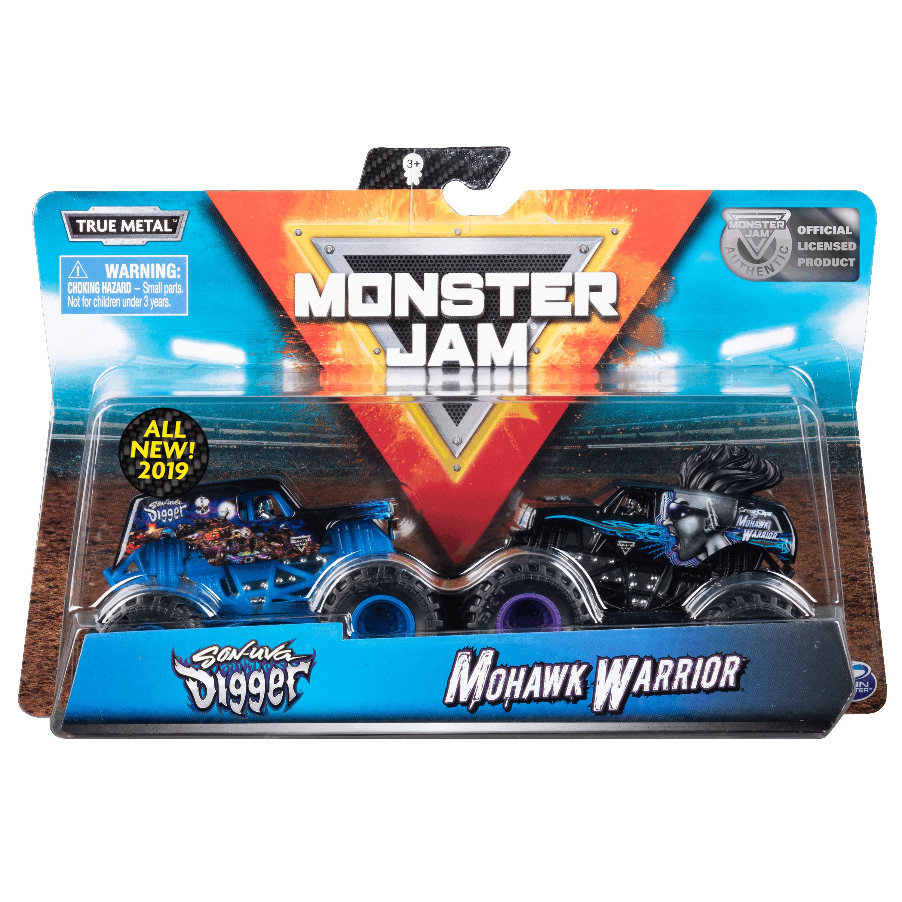 Spin Master MONSTER JAM Die-cast 1:64 mastelio visureigių rinkinys, 2 ...