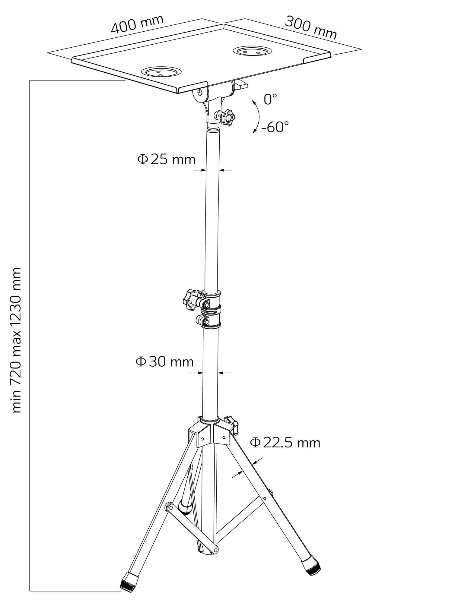 TECHLY 105766 Techly Universalus pristatymo trikojo stovas nešiojamam ...