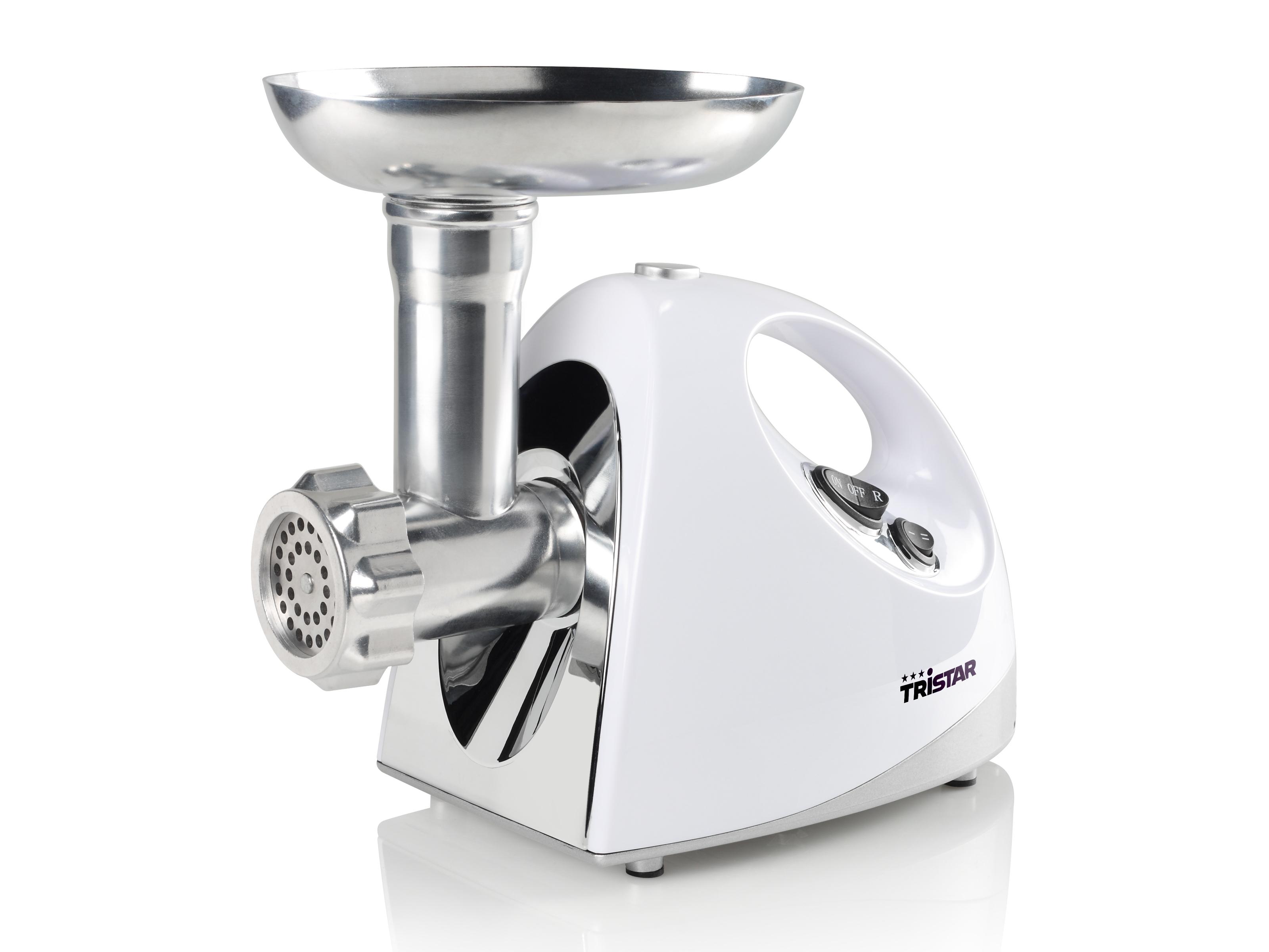Mėsmalė Tristar | VM-4210 Meat Grinder | Baltas | 3 Nerūdijantis ...