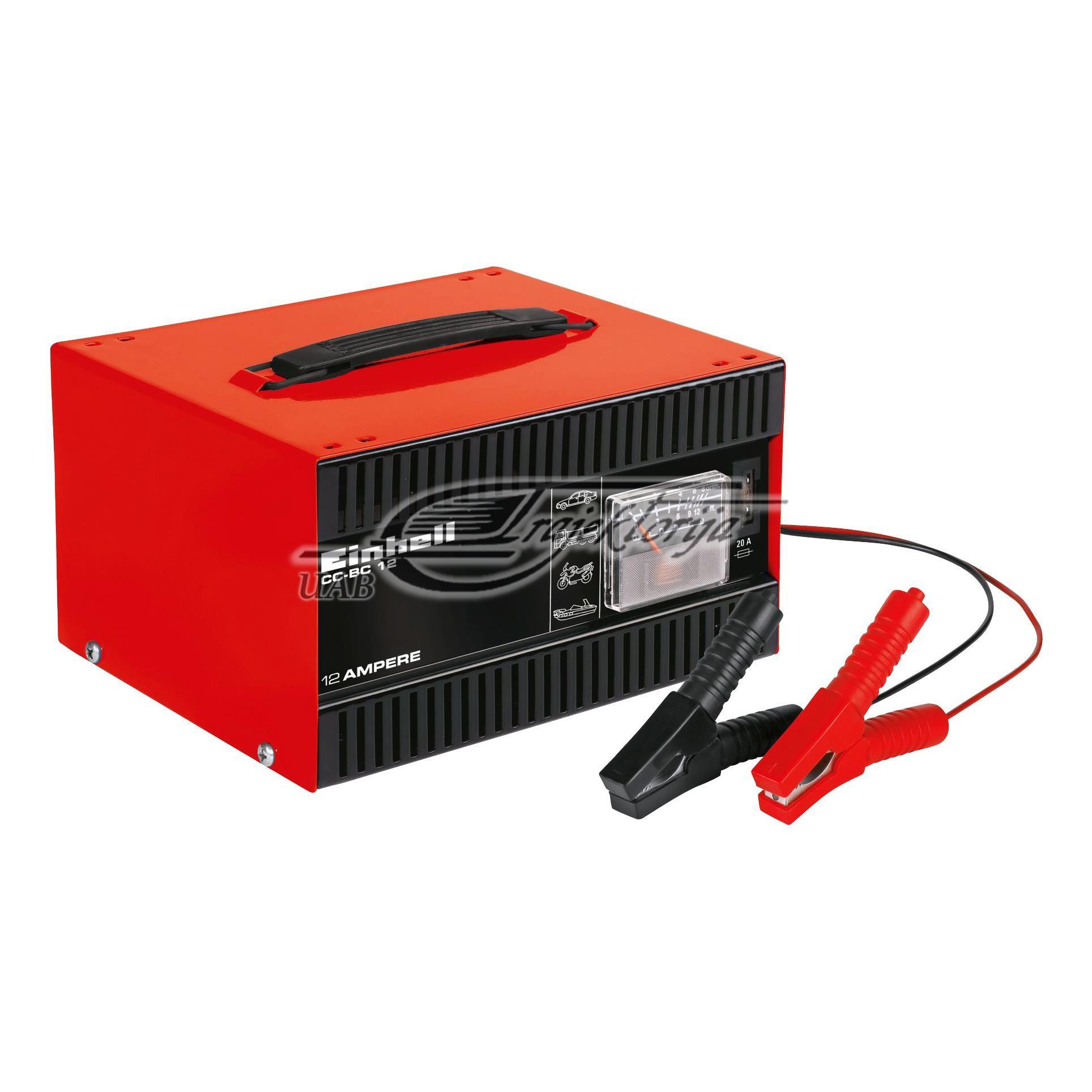 Akumuliatorių pakrovėjas Einhell CC-BC 12 | Varle.lt