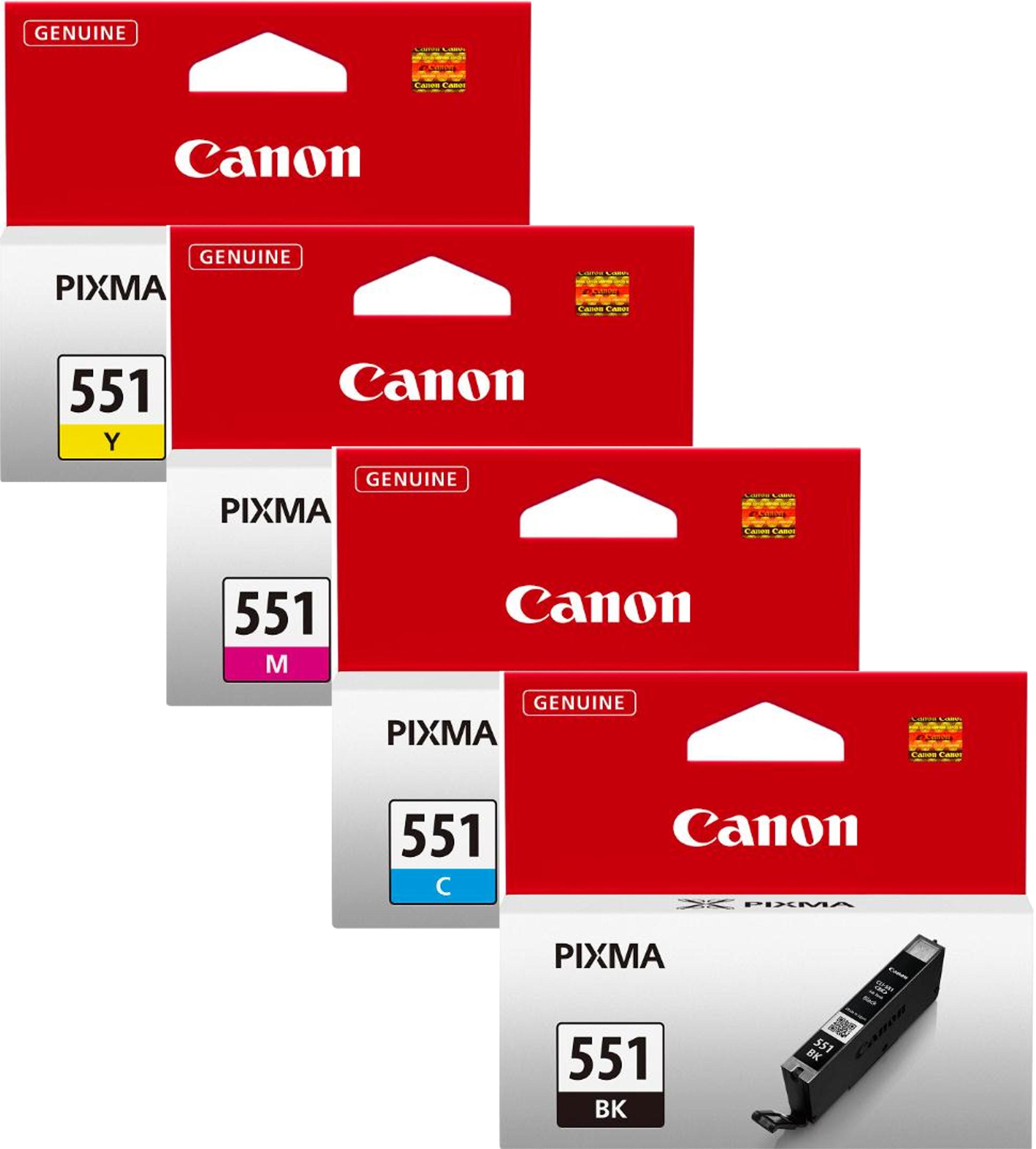 CANON CLI-551 C / M / Y / BK MultiPack lizdinė plokštelė su apsauga ...