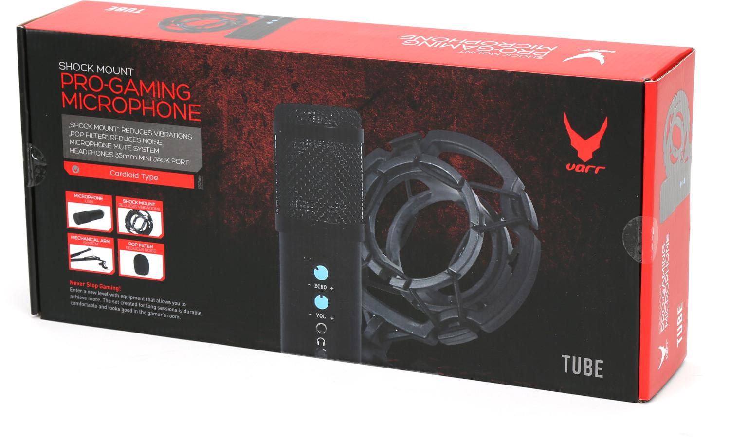 Mikrofonas VARR Tube USB (45468), modelis - VGMTB, žema kaina | Varle.lt