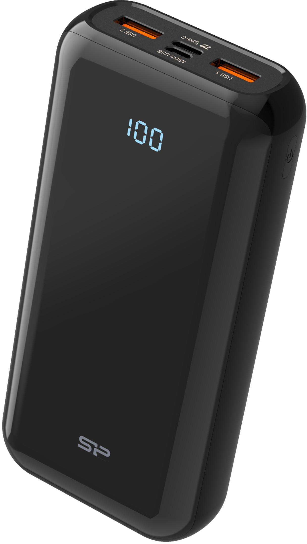 Silicon Power | Power Bank | QS28 | 20000 mAh | Juodas, modelis ...