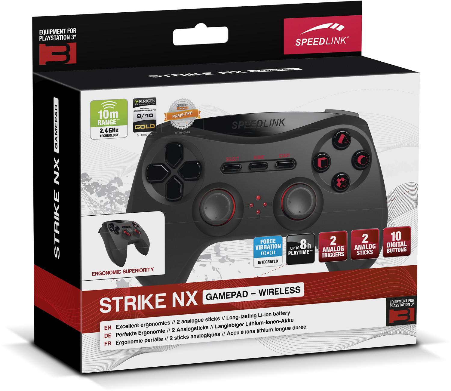 Speedlink wireless gamepad Strike NX (SL-440401-BK-01), modelis - SL ...