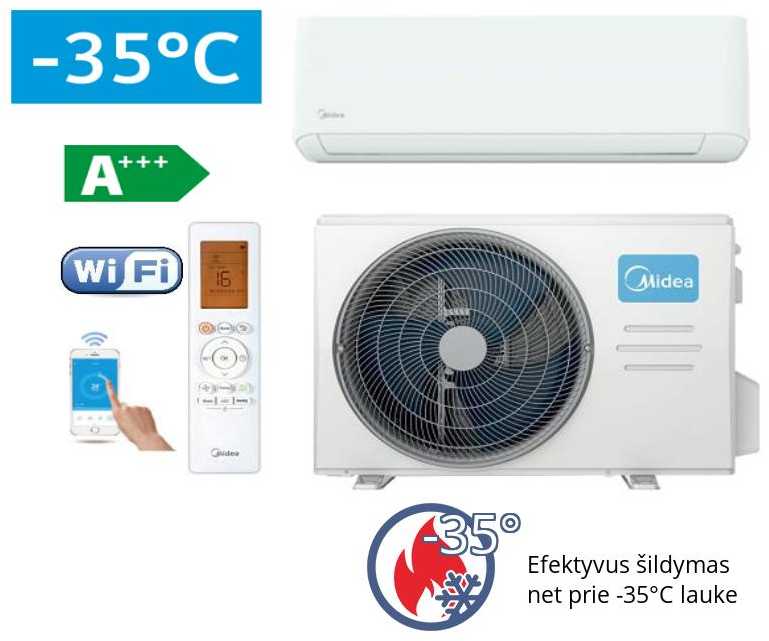 Kondicionierius Midea OASIS OP+ 3.52 / 3.81 kW, žema kaina | Varle.lt