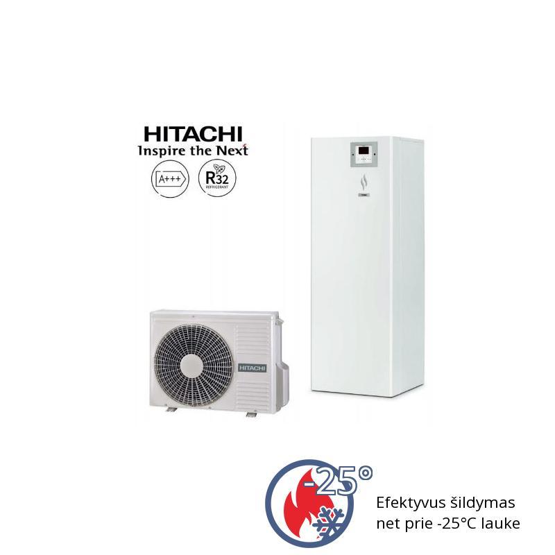 Šilumos siurblys oras-vanduo HITACHI YUTAKI S COMBI 4.3kW, žema kaina | Varle.lt