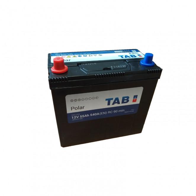 TAB Polar S akumuliatorius 12V 55Ah 490A Jap (+-), žema kaina | Varle.lt