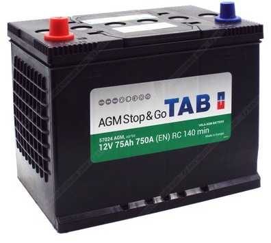 TAB AGM akumuliatorius 12V 75Ah 750A Jap (+-), žema kaina | Varle.lt