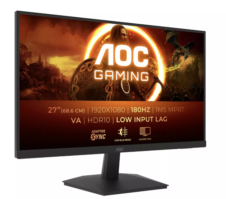 Monitorius AOC 27G15N2 | 27 coliai | 1920x1080| 1ms | 2 x HDMI | Juodos ...