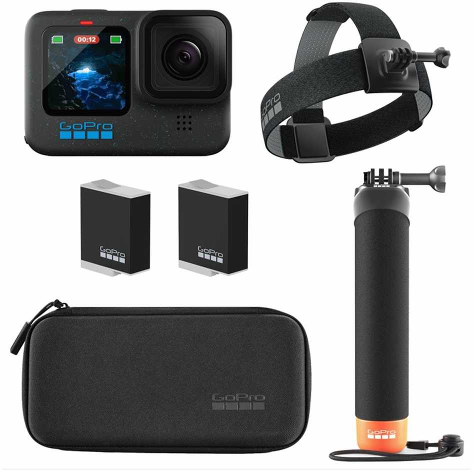GOPRO HERO12 Juodas ACCESSORY BUNDLE, modelis - ‎CHDRB-121-RW, žema ...