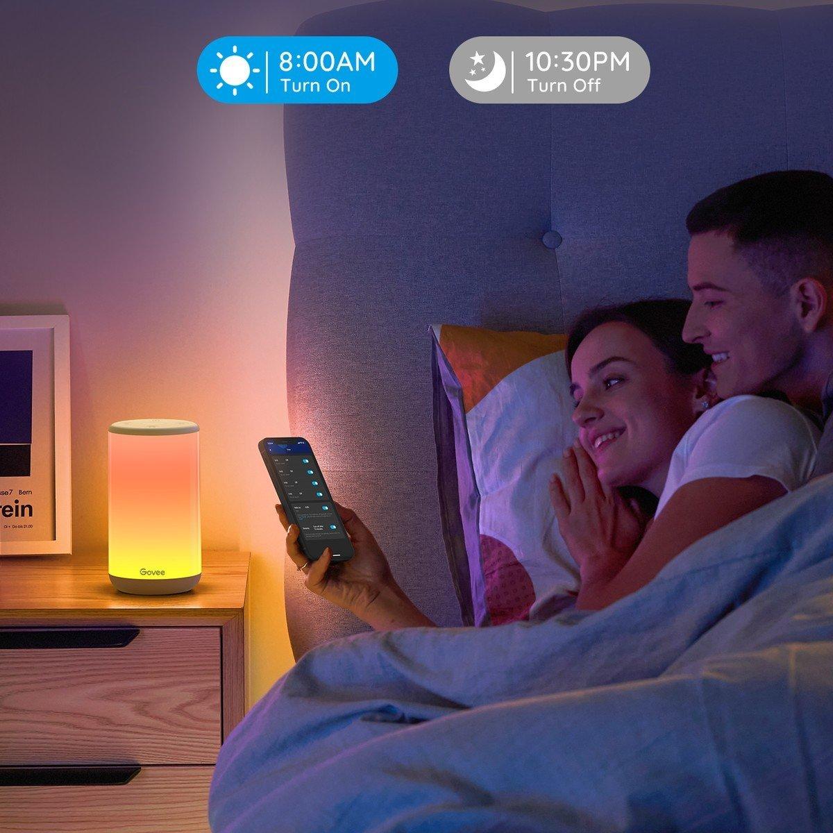 Govee Aura Smart table lamp Baltas Wi-Fi, modelis - H60523D1-OF-EU ...