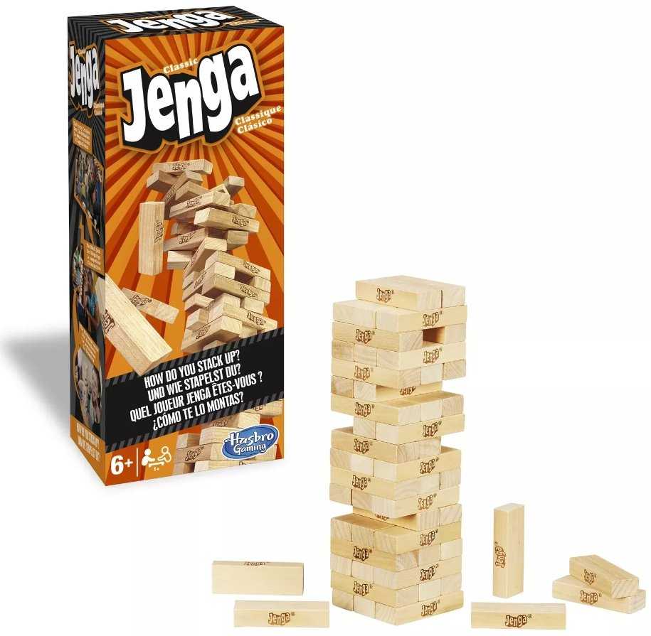Stalo žaidimas Hasbro Jenga REFRESH A2120, modelis - ‎A2120EU4, žema kaina | Varle.lt
