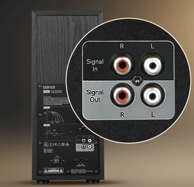 Kompiuterio kolonėlės Edifier T5s žemų dažnių garsiakalbis (juodas ...