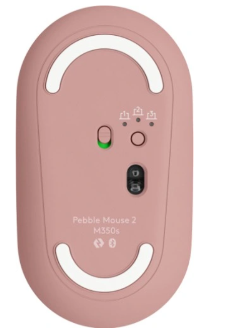 Klaviatūra ir pelė Logitech Pebble 2 Combo for Mac, rožinės spalvos ...