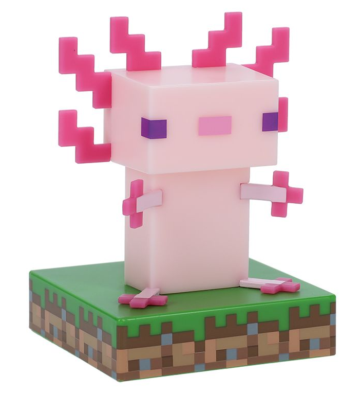 Paladone Minecraft Axolotl Icon lempa, modelis - PP11390MCFV2, žema ...