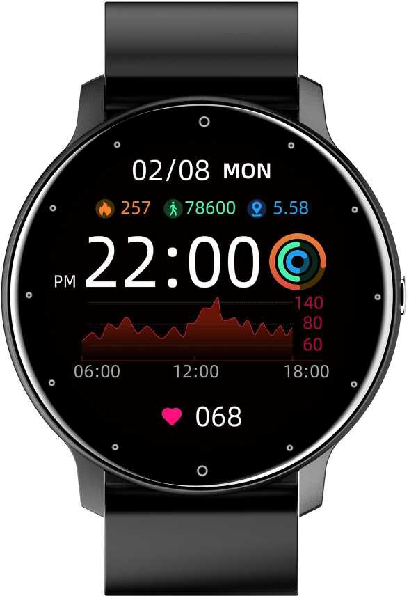 Išmanusis laikrodis Roger ZL02D, Juodos spalvos, žema kaina | Varle.lt