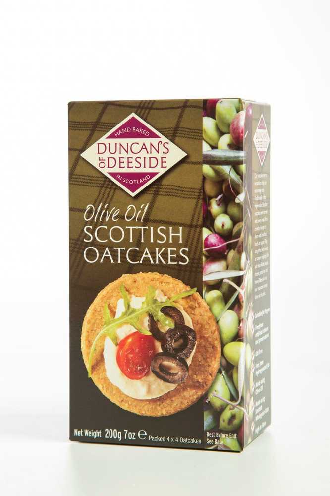 Avižiniai sausainiai DUNCAN'S OF DEESIDE su alyvuogių aliejumi, 200 g ...