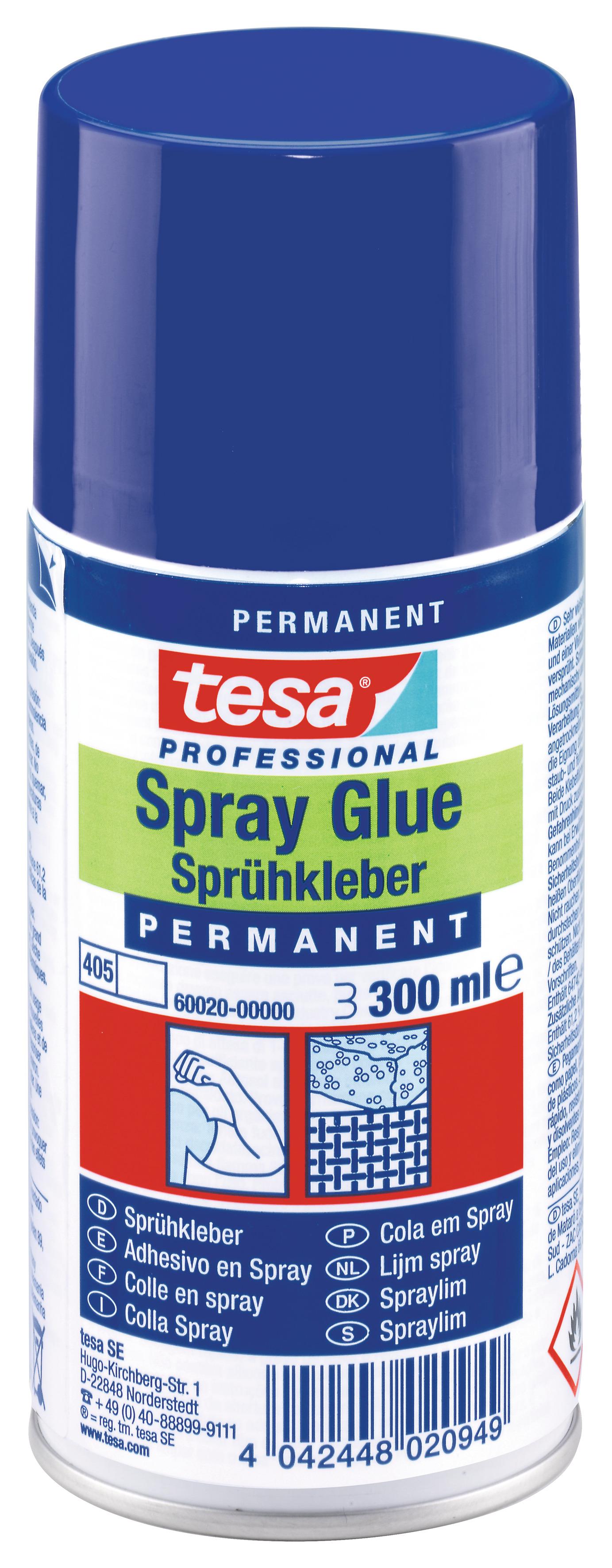 Purškiami klijai TESA PERMANENT, 300ml, modelis - H6002000, žema kaina ...