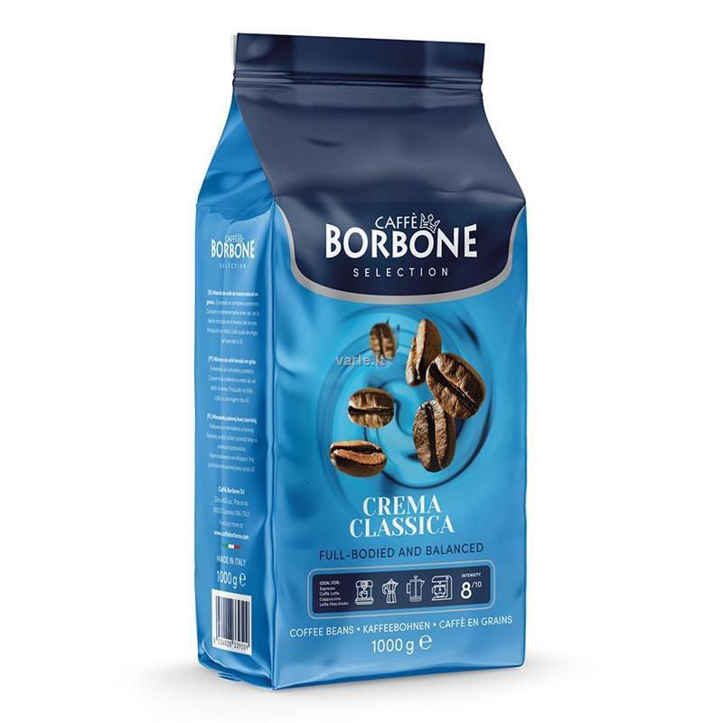 Caffe Borbone Borbone Crema Clasica Ziarno 1kg, žema kaina | Varle.lt