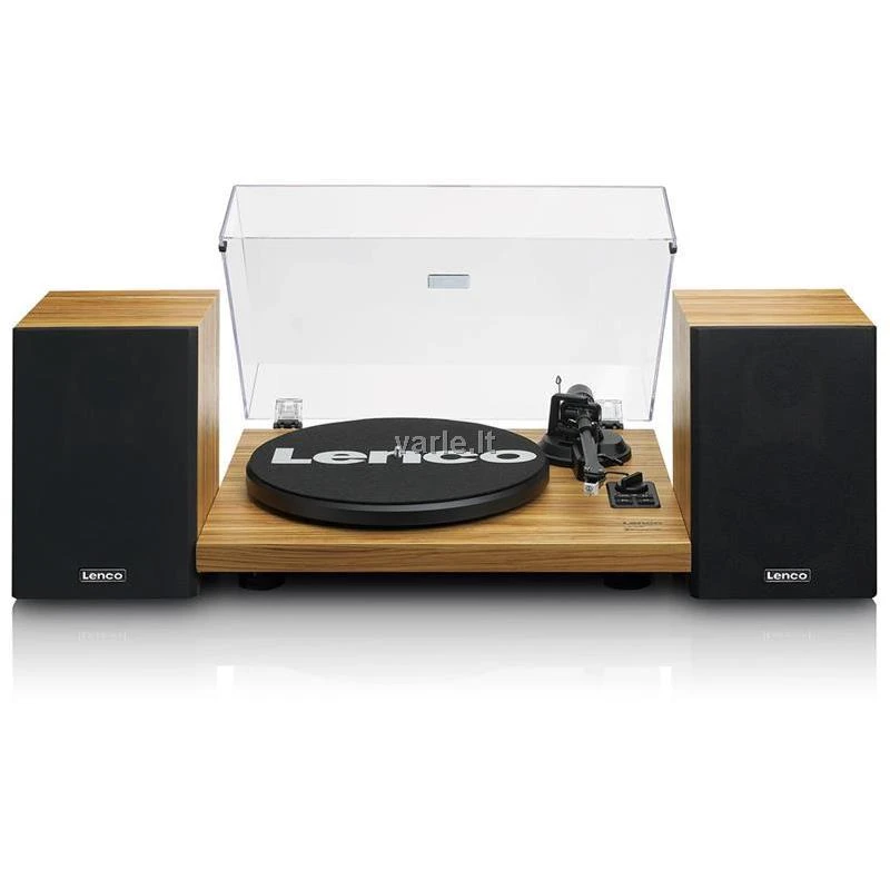 Muzikinis centras Lenco LS-500 Mediena, modelis - LS-500WOOD, žema ...