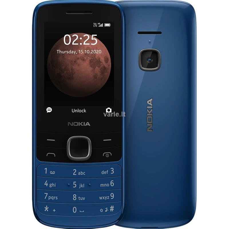 Telefonas NOKIA 225 4G Dual SIM TA-1316 Mėlynas, modelis - 16QENL01A03 ...