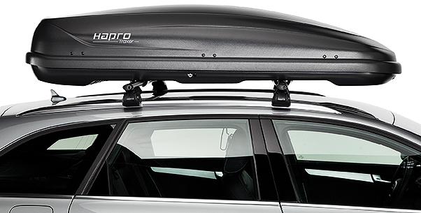 Stogo bagažinė Hapro Traxer 8.6 juoda matinė / pilka matinė, žema kaina ...