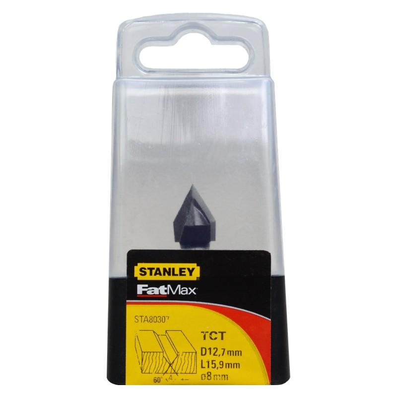 Stanley Freza TCT, V-griovelis 60 x 12,7 mm, žema kaina | Varle.lt