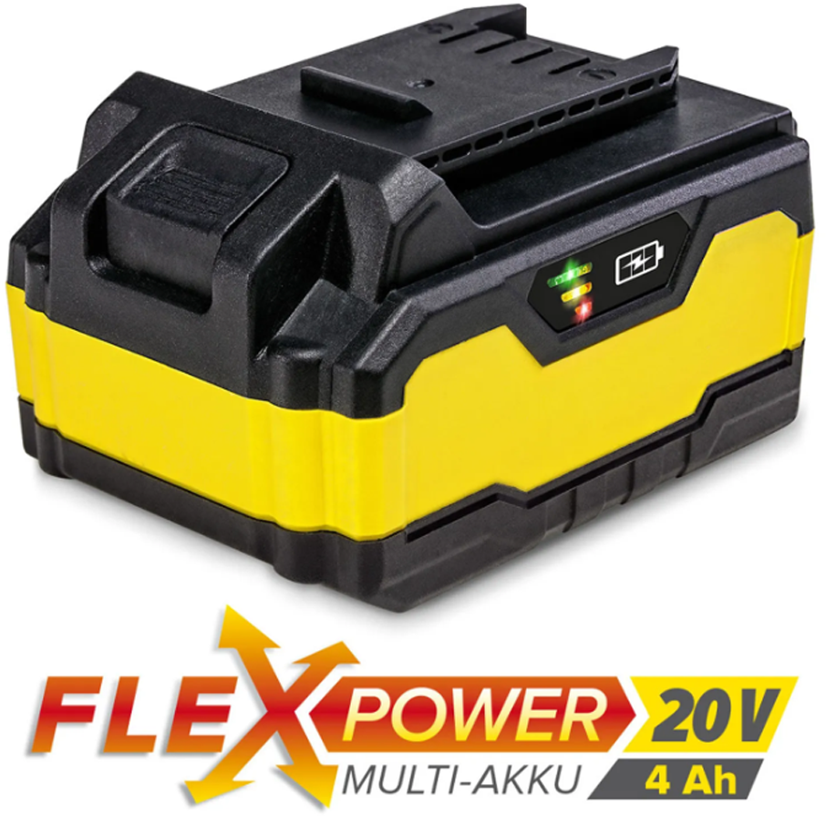 Akumuliatorius Flexpower 20V 4,0 Ah, žema kaina | Varle.lt