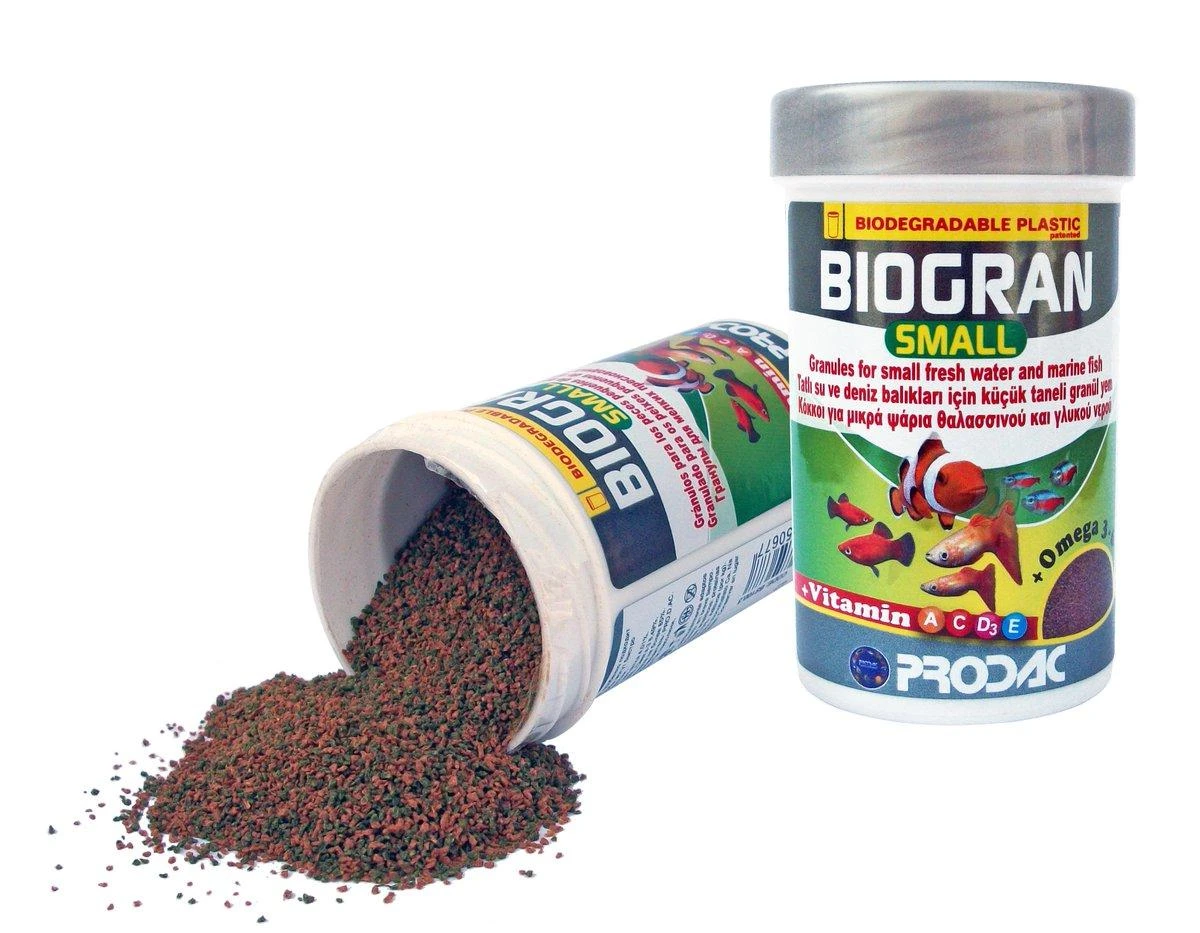 Prodac Biogran Small smulkios granulės visų rūšių mažoms žuvims 100ml ...
