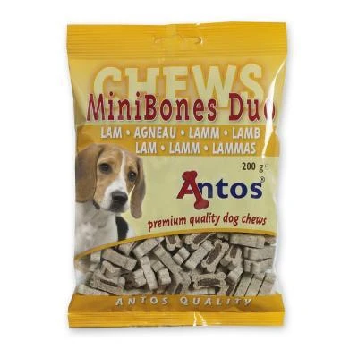 ANTOS Mini Bones Duo Lamb maži kauliukai su ėriena 200g (25), modelis ...