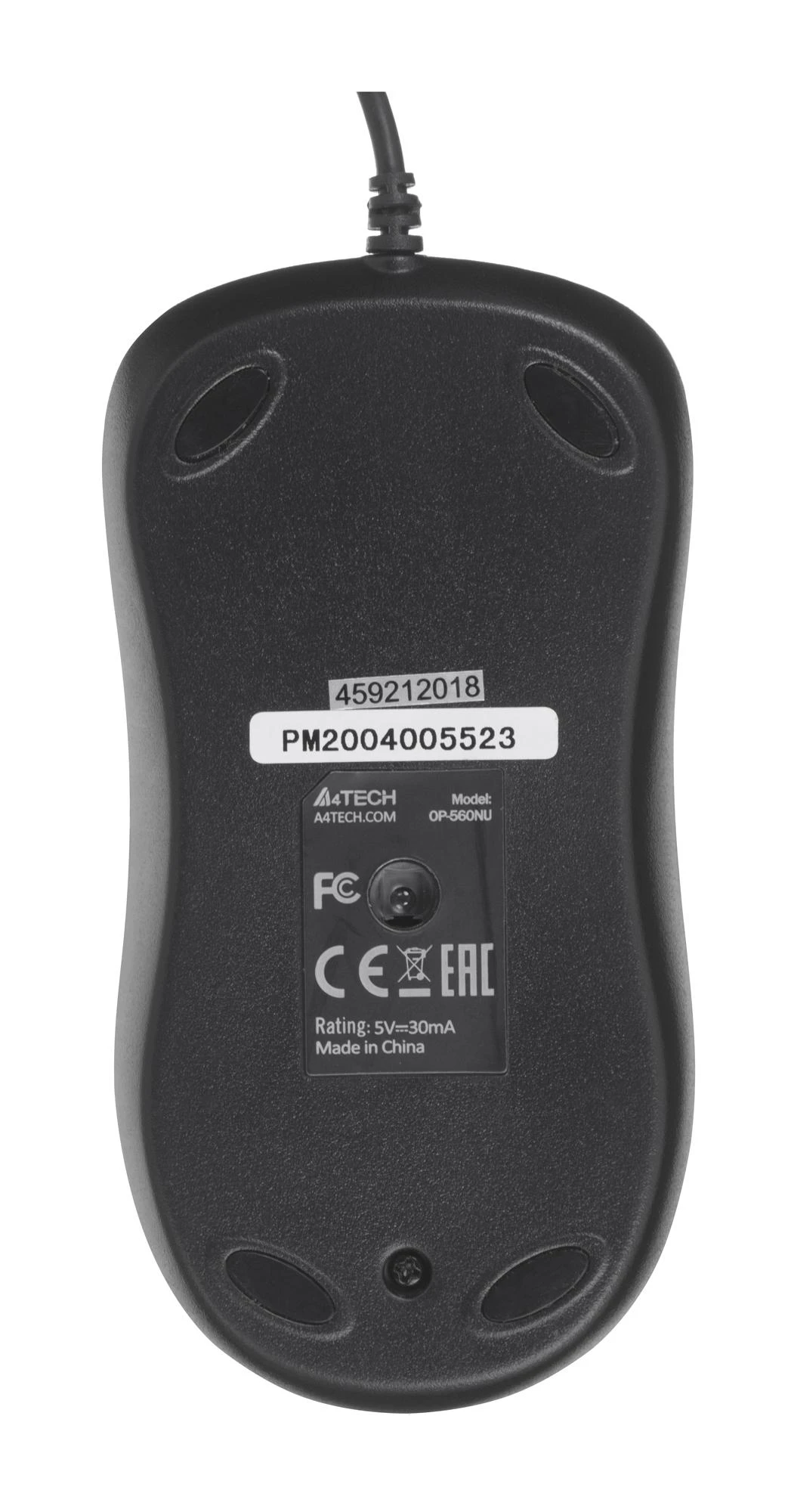 A4Tech OP-560NU su laidu, Juodas, Padless Pelė, modelis - 445921, žema ...