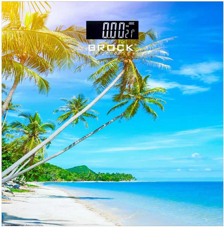 Brock BS 001 Vonios svarstyklės, 2xAAA baterijos (yra komplekte ...