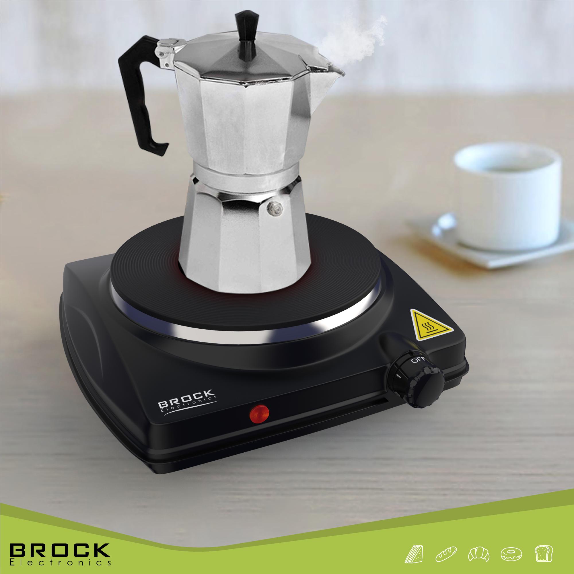 Single burner elektrinis cooker BROCK EP 1500 BK juodas, modelis ...