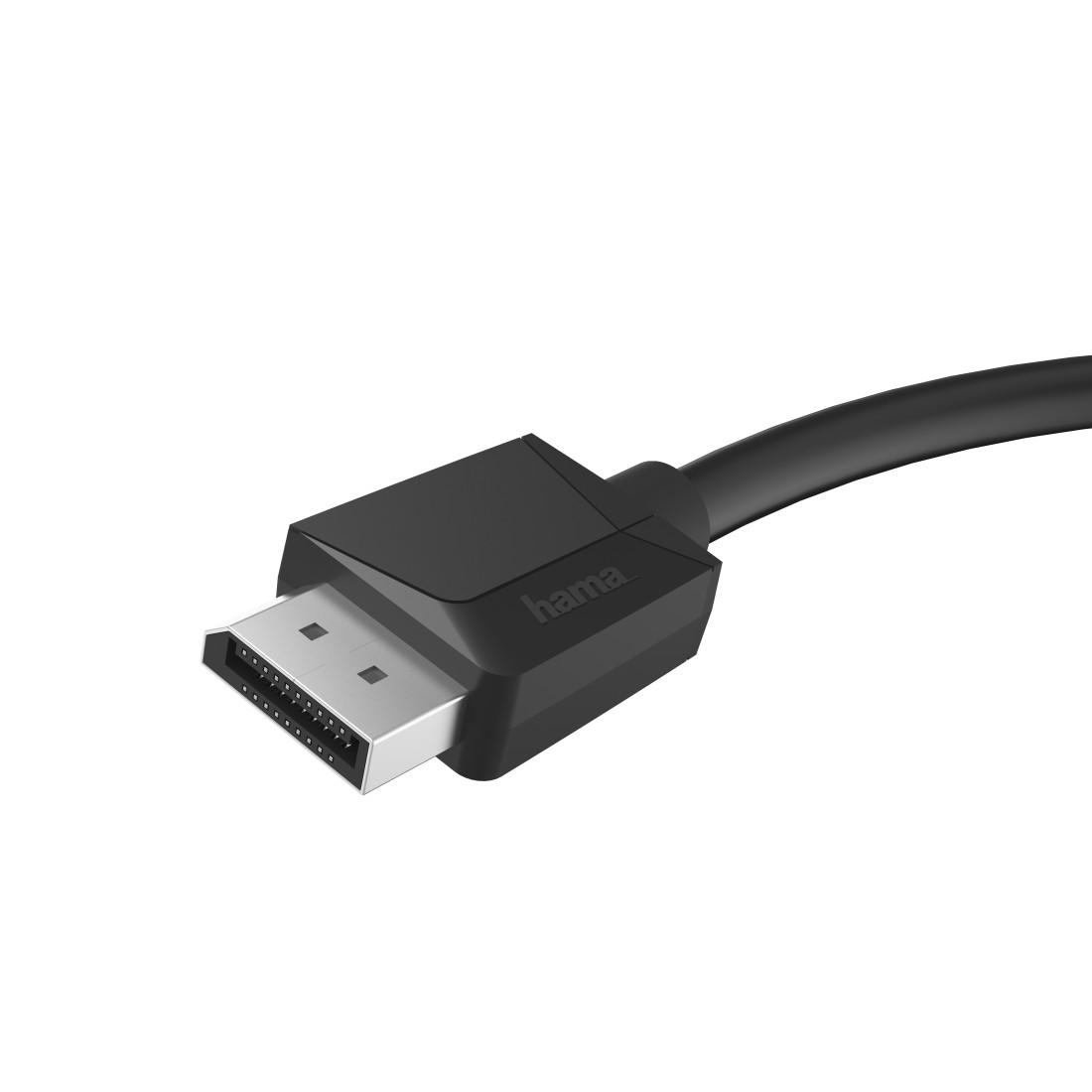 Hama DisplayPort-Kabelis DP 1.2 Ultra-HD 4K 1,50 m, modelis ...