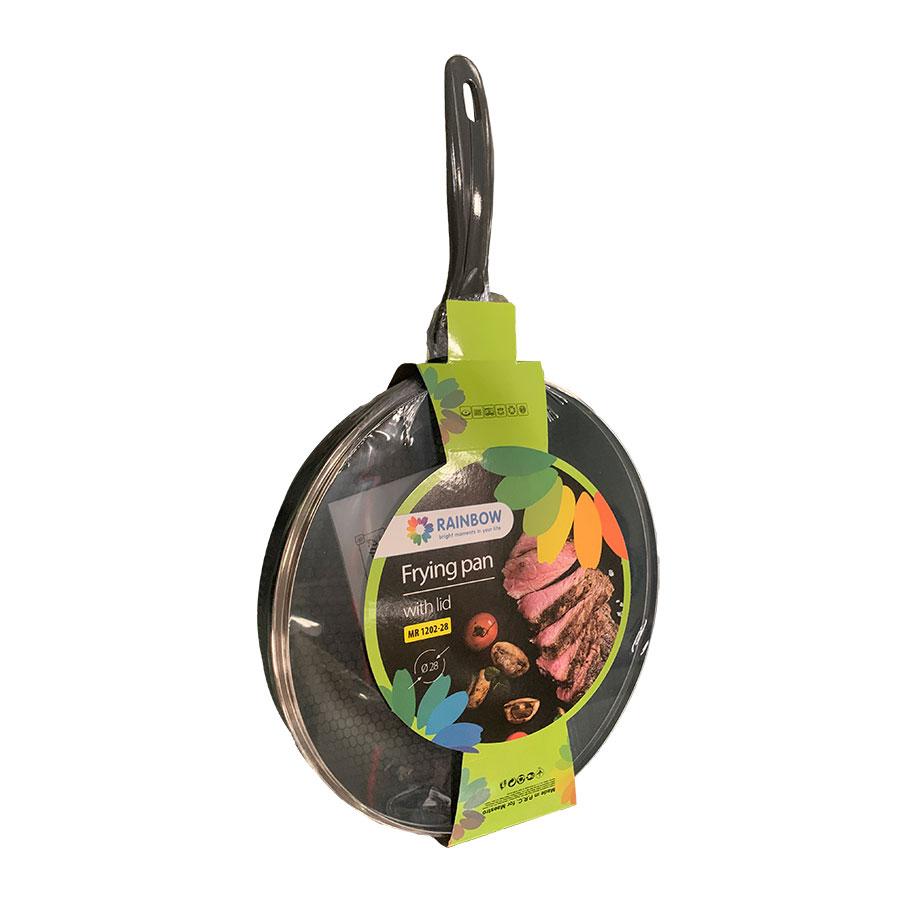 MR 1202 28 MAESTRO Frying pan su dangčiu, modelis - MR 1202 28, žema ...