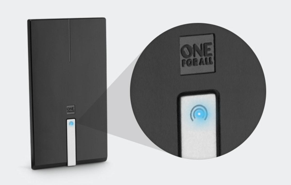 Skaitmeninė vidaus TV antena ONE FOR ALL 4K Ultra HD, 3G / 4G / 5G ...