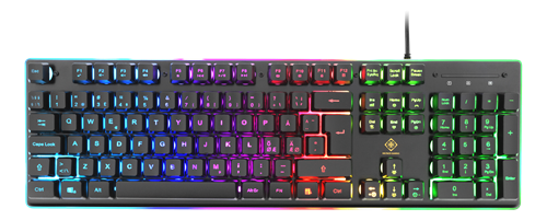 Komplektas DELTACO GAMING RGB, ausinės / klaviatūra / pelė / Pelės ...