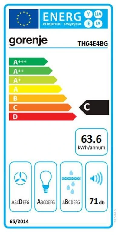 Gartraukis Gorenje Kapotas DEGA TH64E4BG, modelis - ‎TH 64E4BG, žema ...