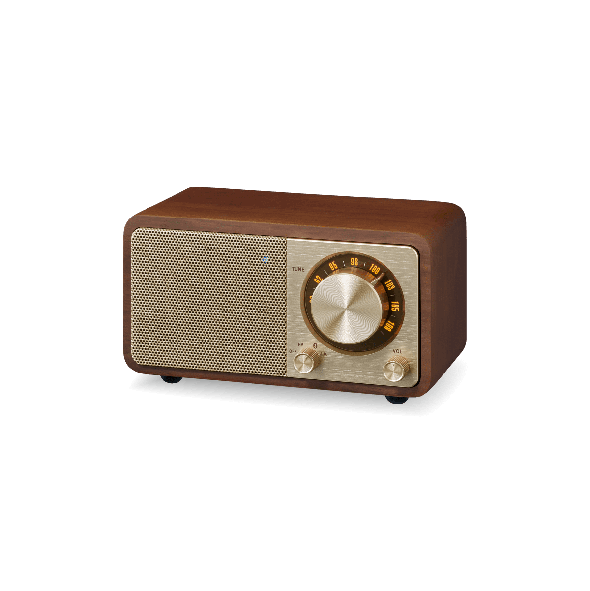 Radijas Sangean medinės spintelės dizaino FM / Bluetooth / AUX Cherry ...
