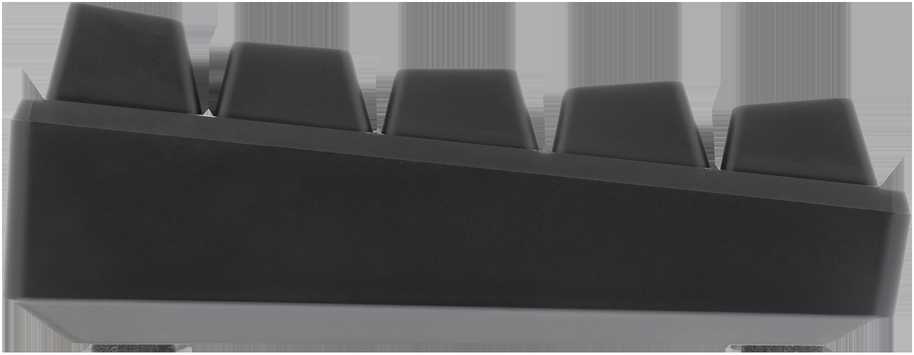 Žaidimų Klaviatūra Deltaco Mini DK430 - US išdėstymas, RGB - Raudona ...