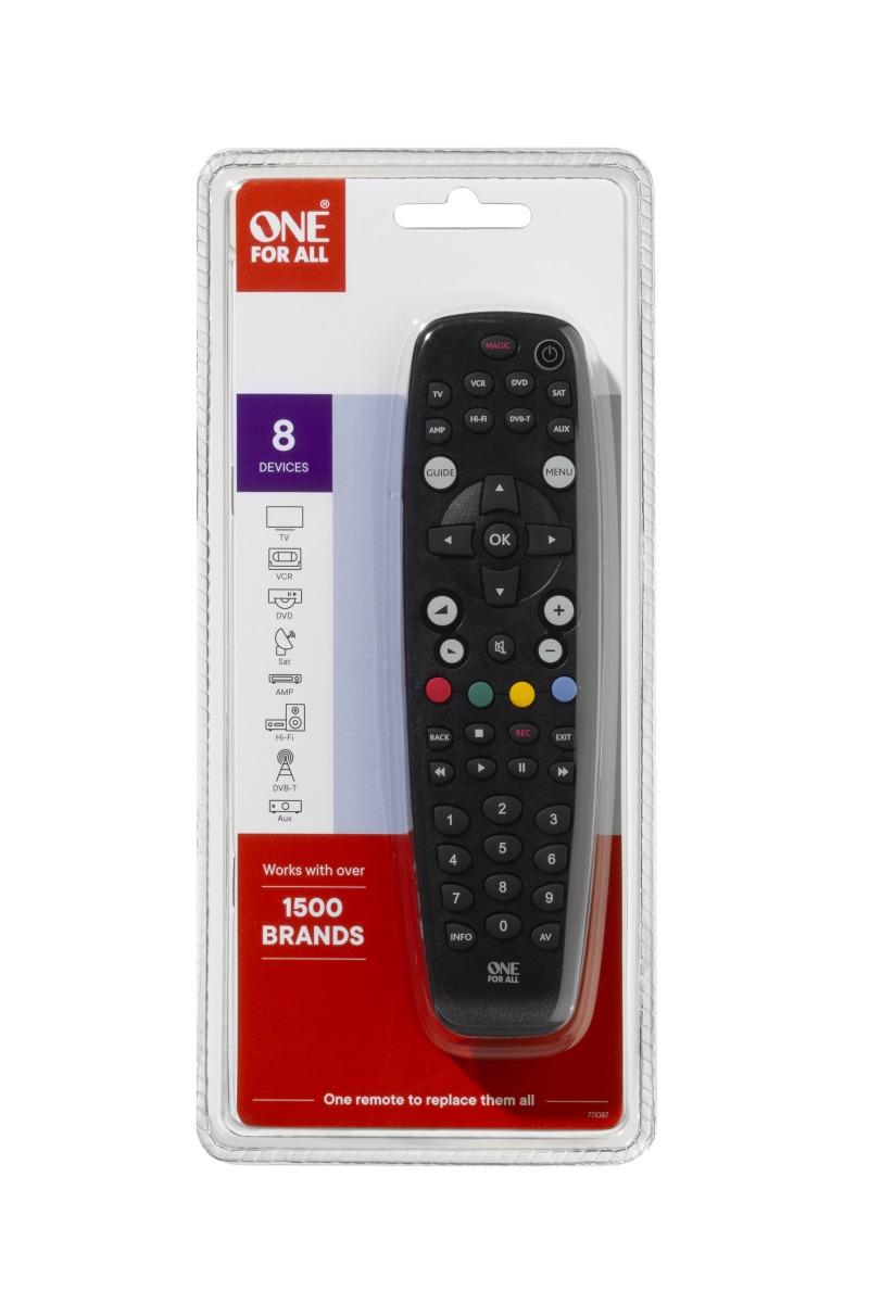 One For All ONE skirta ALL 8, Universal Remote, modelis - URC 2981 ...