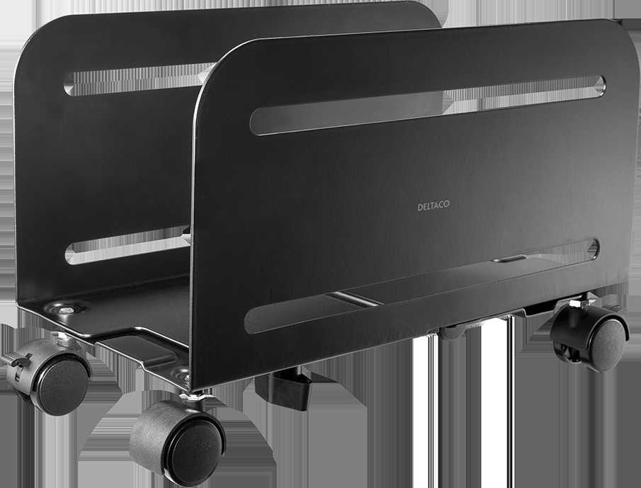 Laikiklis Universalus mobilus procesoriaus stovas DELTACO OFFICE juodas ...