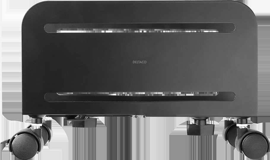 Laikiklis Universalus mobilus procesoriaus stovas DELTACO OFFICE juodas ...