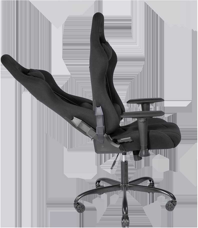 Žaidimų kėdė DELTACO GAMING minkšto minkšto, ergonominė, juoda / GAM ...